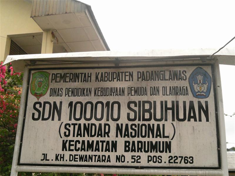 SD NEGERI 0101 SIBUHUAN - annibuku.com