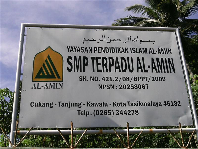 SMP TERPADU AL AMIN - annibuku.com
