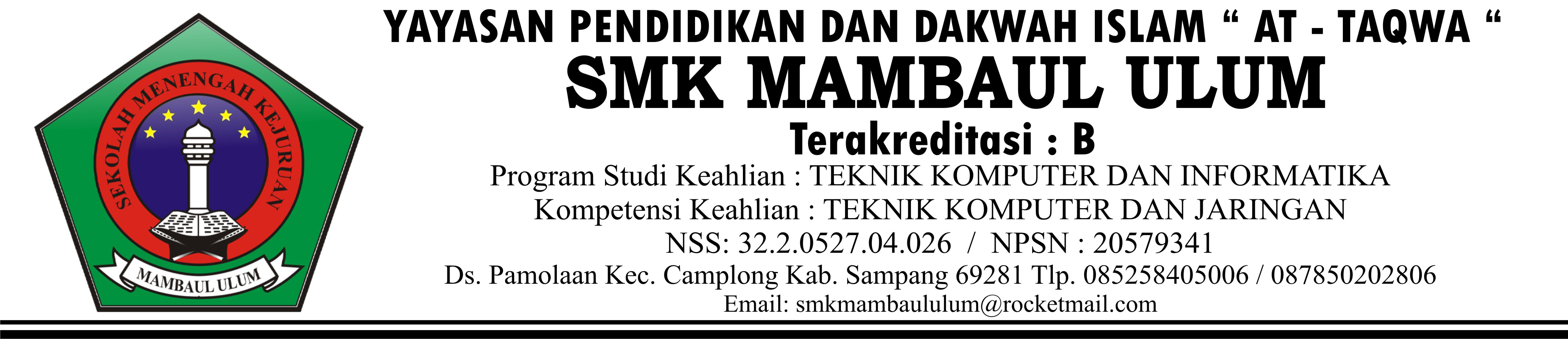 SMKS MAMBAUL ULUM - annibuku.com