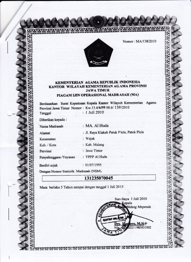 Mas Al Huda Annibuku