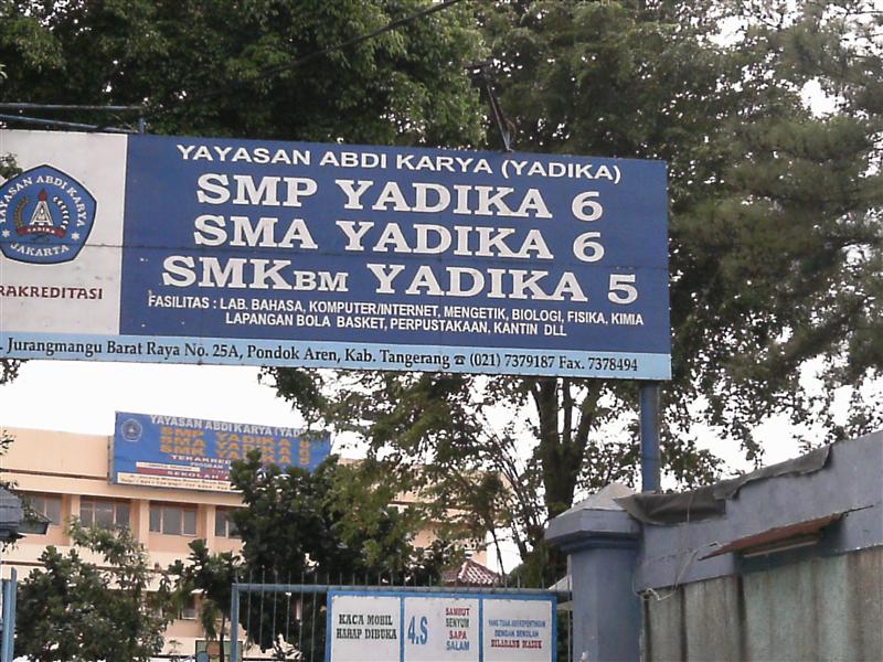 SMKS YADIKA 5 PONDOK AREN - annibuku.com