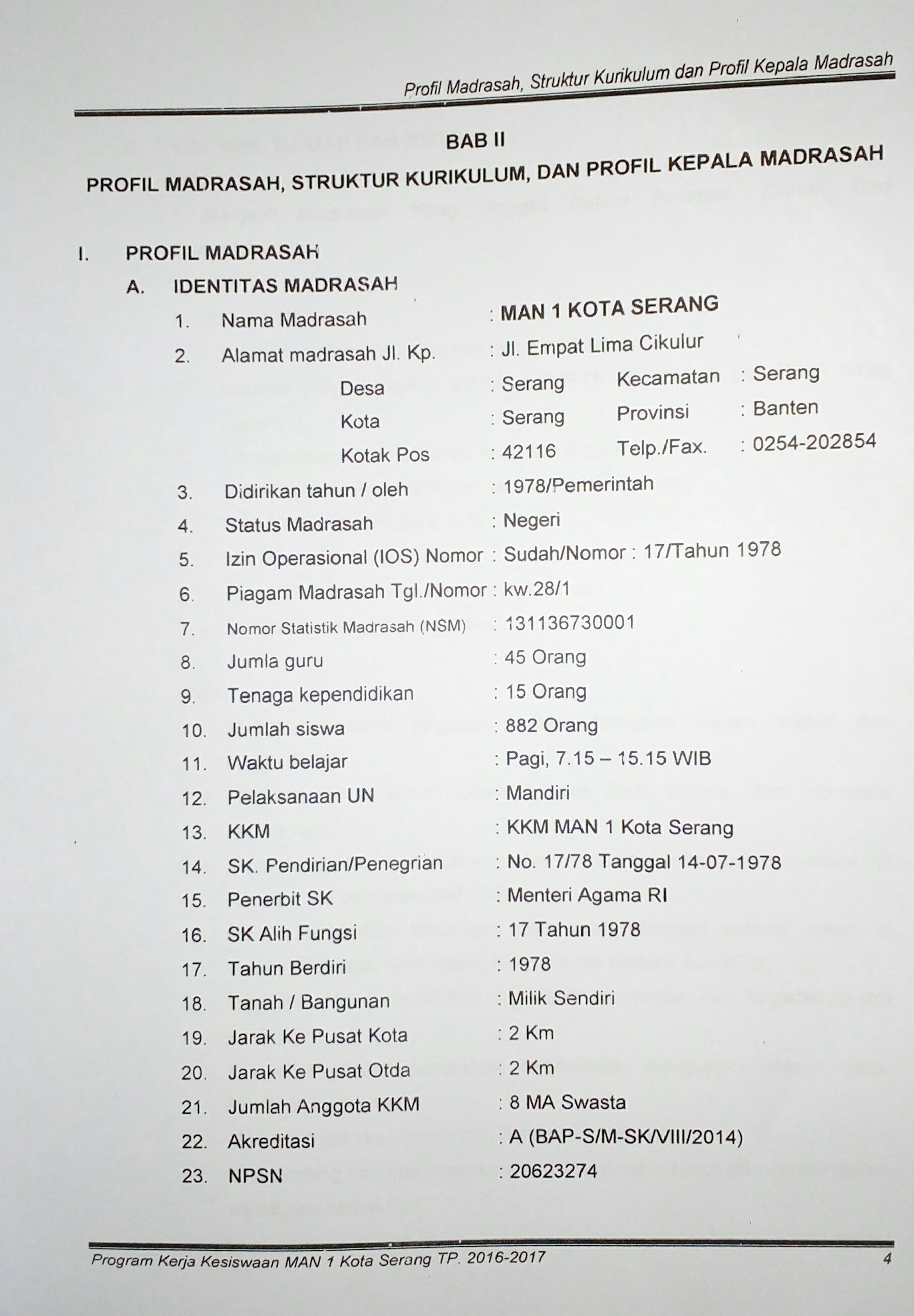 MAN 1 KOTA SERANG - annibuku.com